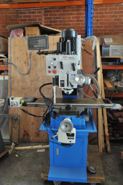 New Ausino DM45L Milling machine 240v 2HP 1m table 3 Axis DRO - Other ...