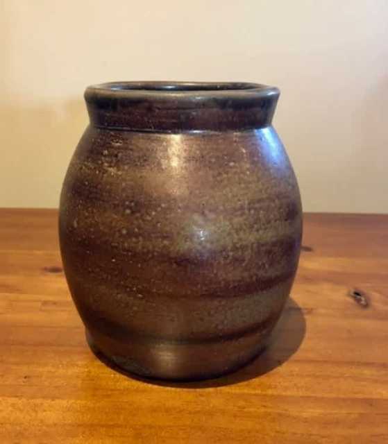 SMALL VINTAGE STONEWARE DEMIJOHN BOTTLE Made by Bendigo Pottery - Other ...
