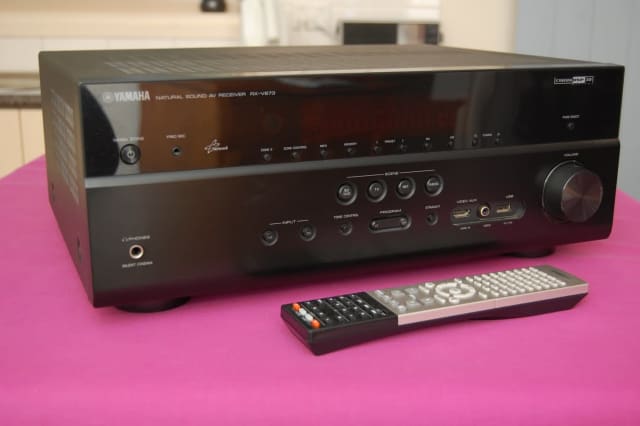 YAMAHA RX-V673 AV RECEIVER 7.1 SURROUND SOUND WITH REMOTE CONTROL ...