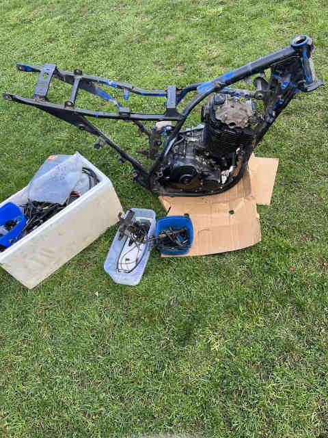 DR650 engine & frame | Motorcycle & Scooter Accessories | Gumtree ...