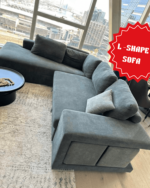🛋️NEW IN BOX L-SHAPE LOUNGE SOFA – LUX CHARCOAL GREY 🖤 - Sofas in Epping VIC | Gumtree Australia