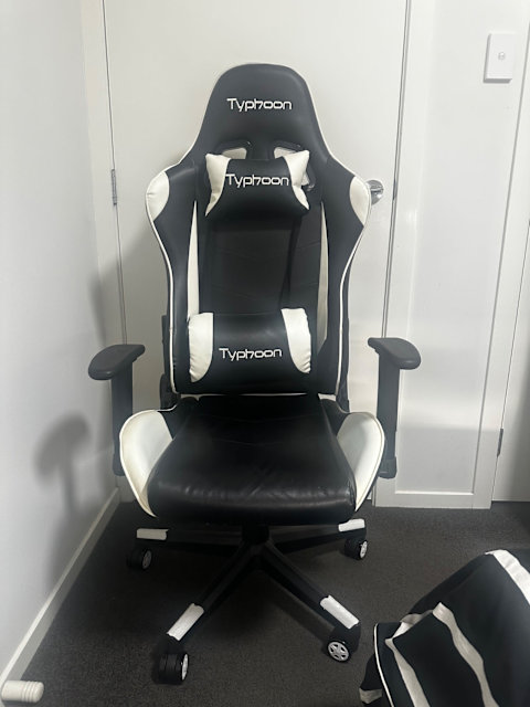 Gaming Chair - Typhoon White Brand - Office Chairs in Kellyville NSW ...
