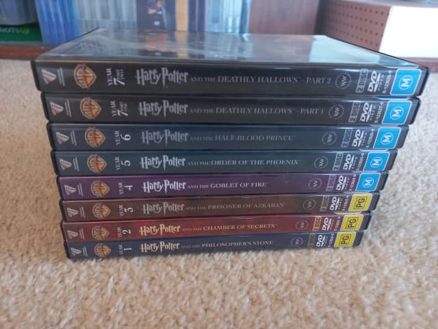 Harry Potter Complete 8 Movie Collection Years 1-7 DVD Set - CDs & DVDs ...