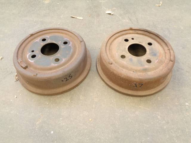 FORD FALCON XK/XL/XM/XP REAR BRAKE DRUMS - WAGON X2 | Other Parts ...