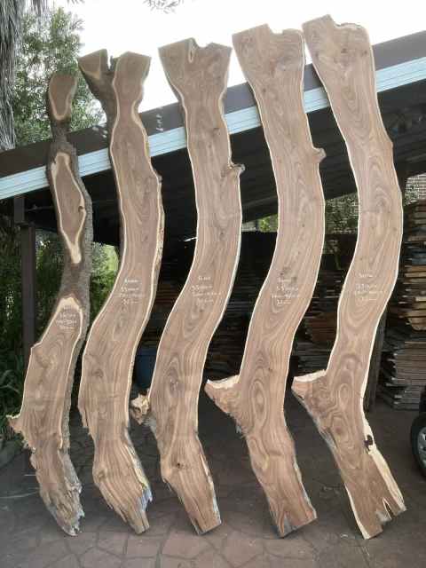 River cooba hardwood natural live edge timber slabs - Building ...