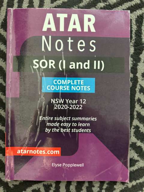 ATAR Notes HSC Year 12 Studies of Religion (SOR 1 and 2) Course Notes ...