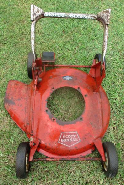 MORRISON SCOTT BONNAR LAWNMOWER FRAME/DECK.FOOT OPERATED HEIGHT. - Lawn ...