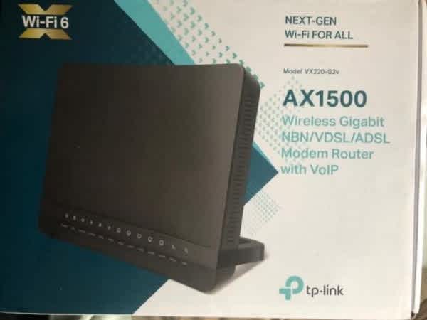 TP-Link VX220-G2v Wifi6 Modem - Modems & Routers in Willetton WA ...