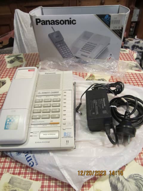 1 x Panasonic remote phone, inc charger in original box as per photos ...