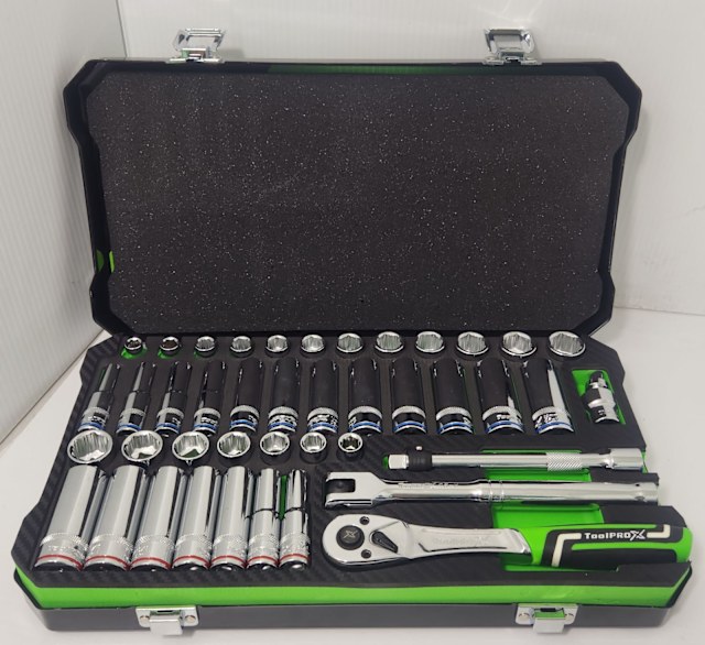 ToolPRO-X Socket Set 3/8 Drive Metric/SAE 42 Piece #GN366446 - Hand ...