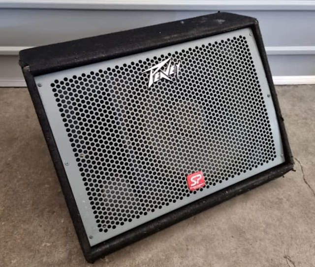 Peavey Floor Monitor Fold Back Wedge SP15M 15inch and Horn made in USA ...