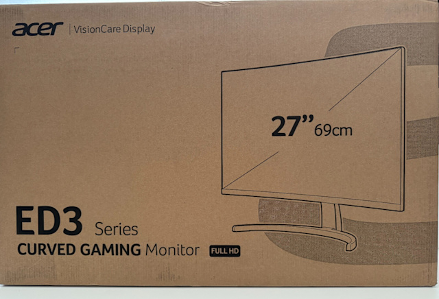 Acer Nitro 27-inch Curved Gaming Monitor 180Hz Full HD - Monitors in ...