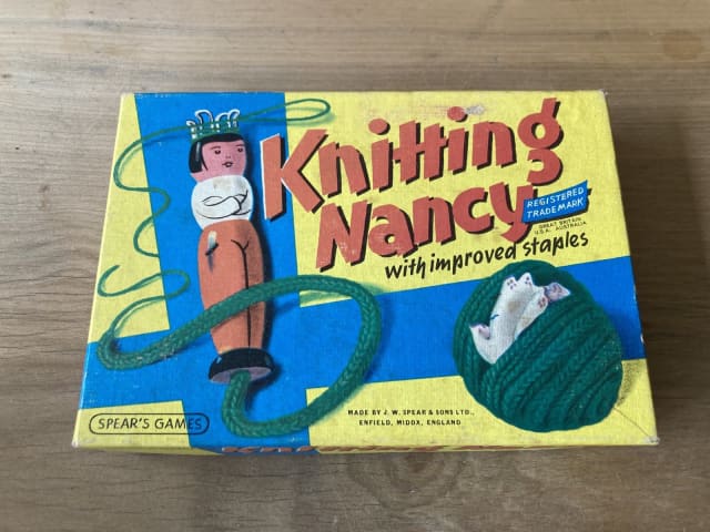 Vintage Knitting Nancy kit by Spears Games England | Other Antiques ...