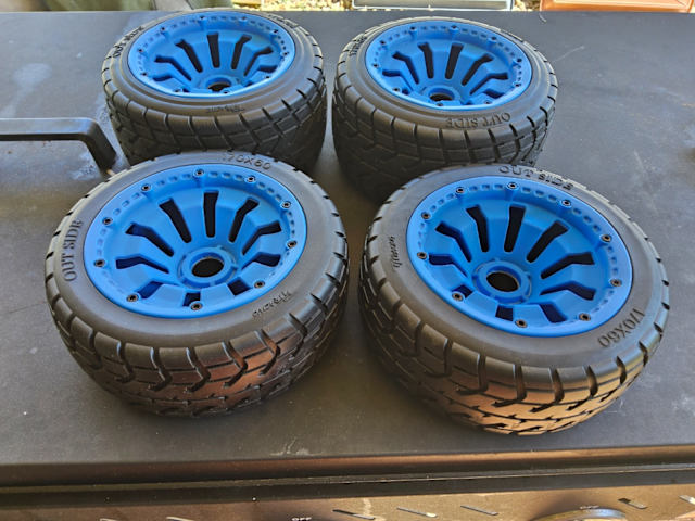Metal Hex Wheel Front Rear On Road Tire For Hpi Rovan Km Baja ...