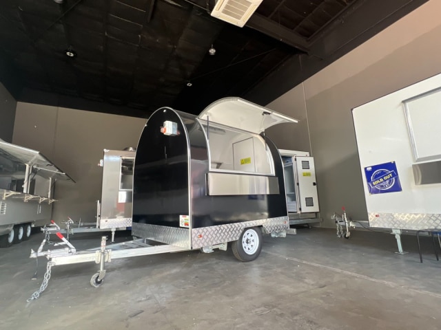 2.2-Meter Coffee Trailer Truck Caravan Cart Van for Sale! | Trailers ...