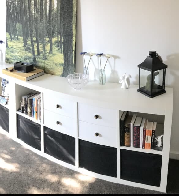 Ikea Kallax 8 Cube Shelves Shelf with Drawers | Bookcases & Shelves ...