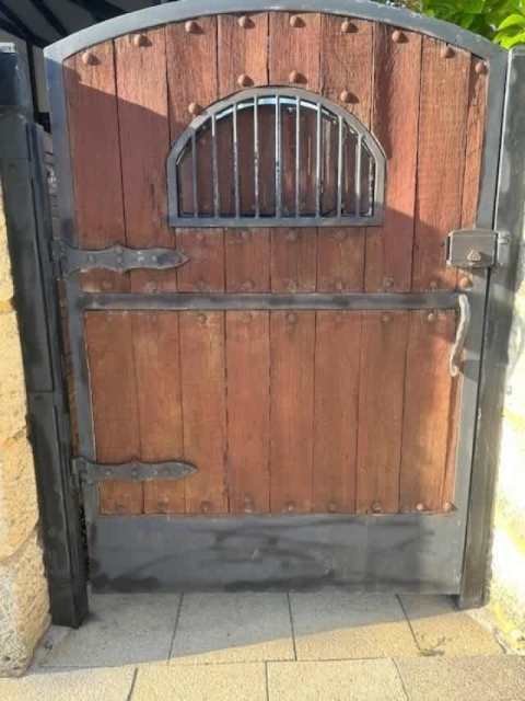 Rustic front gate - one-off custom made. - Building Materials in Mosman ...