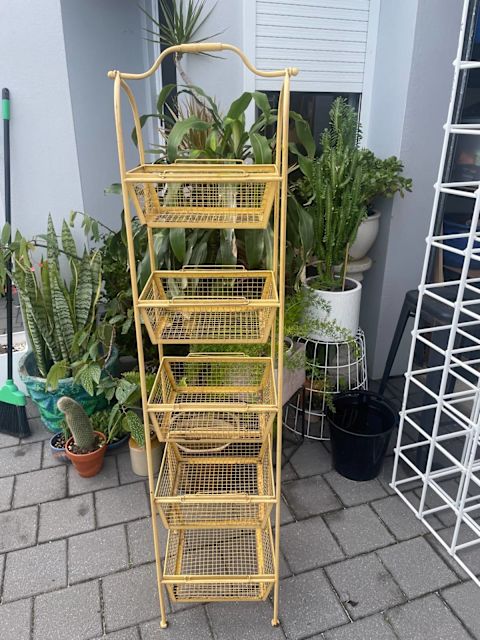 Yellow rusty(c) tower of baskets/ Balga - Other Home Decor in Balga WA ...