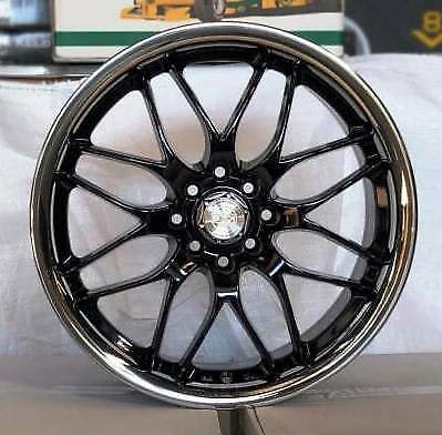 17 inch Black Alloy Wheels. With Chrome Outer. Rare BSA Model | Wheels ...