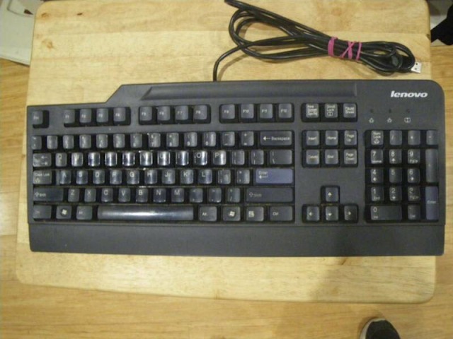 IBM LENOVO SK-8825 WIRED COMPUTER KEYBOARD USB BLACK MALVERN EAST MEL ...