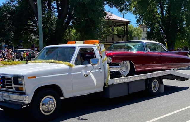 Ford f350 banana back tow truck long tray | Cars, Vans & Utes | Gumtree ...