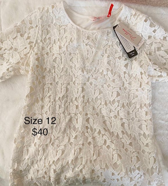 WHITE LACE TOP -MILLERS (NEW) - Tops & Blouses in St Ives NSW | Gumtree ...