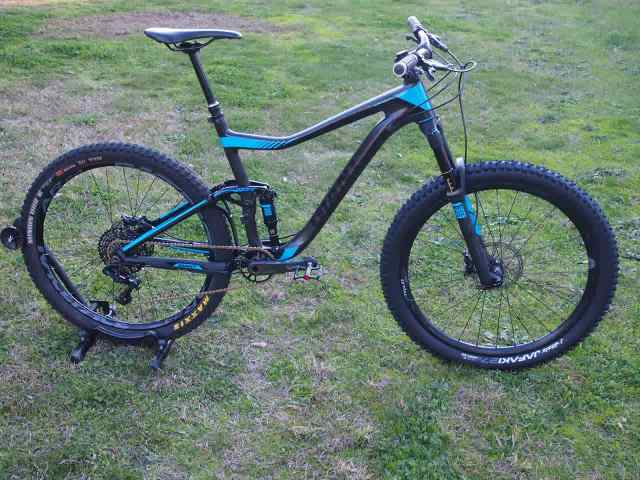 GIANT TRANCE 0 ADVANCED MTB L Size Carbon Fibre Frame 27.5 Wheels 1x11 ...