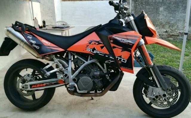 KTM 950 SM SUPER ENDURO 2005 FAIRING GRAPHIC DECALS KIT | Motorcycle ...