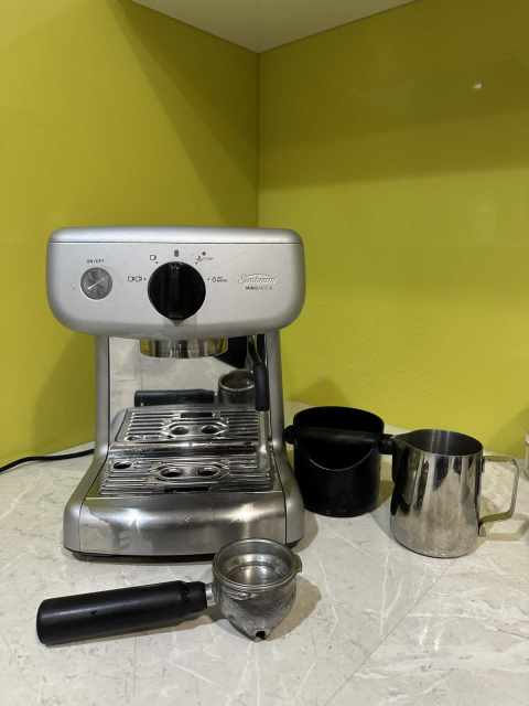Sunbeam Mini Barista Coffee Machine EM4300S in Silver - Coffee Machines ...