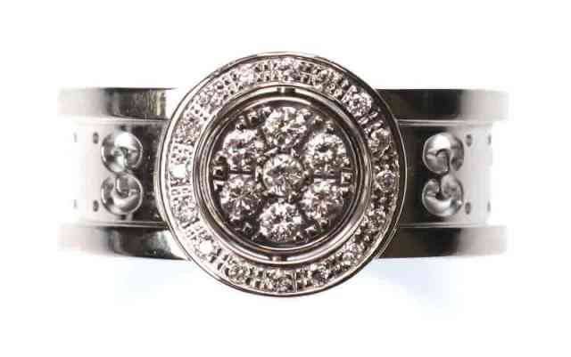 18ct White Gold Diamond Ring Size M 016700149770 - Women's Jewellery in ...