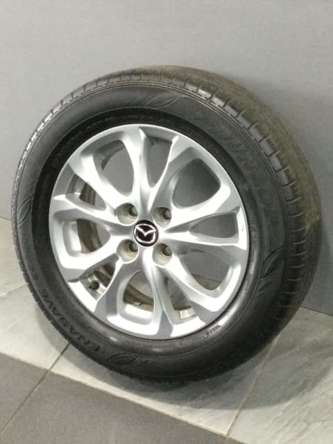 MAZDA 2 MAZDA 323 ASTINA 15” GENUINE ALLOY WHEELS & TYRES | Wheels ...
