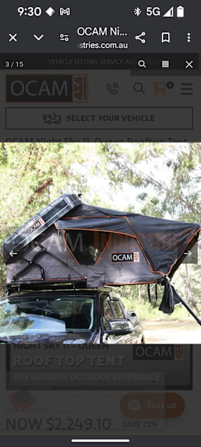 Ocam 4x4 rooftop tent as new - Camping & Hiking in North Perth WA ...
