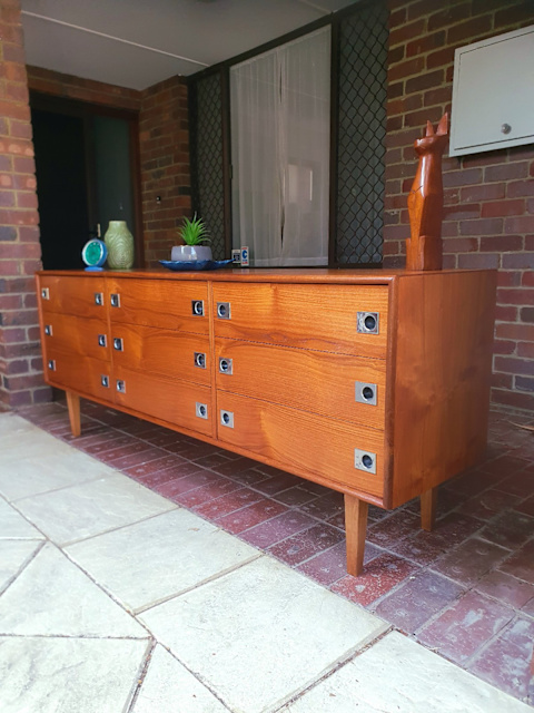 MID-CENTURY RESTORED TEAK SIDEBOARD/BUFFET/TV UNIT - Buffets & Side ...