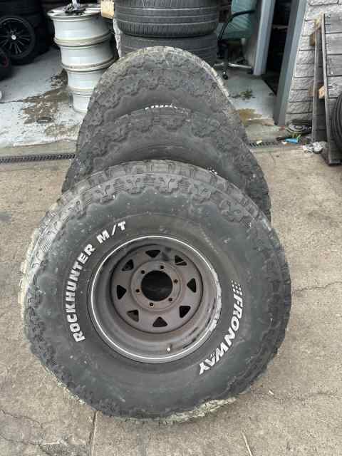 4x SUNRISER WHEELS WITH 35x12.50R15 TYRES IN GOOD CONDITION 6x139.7 ...