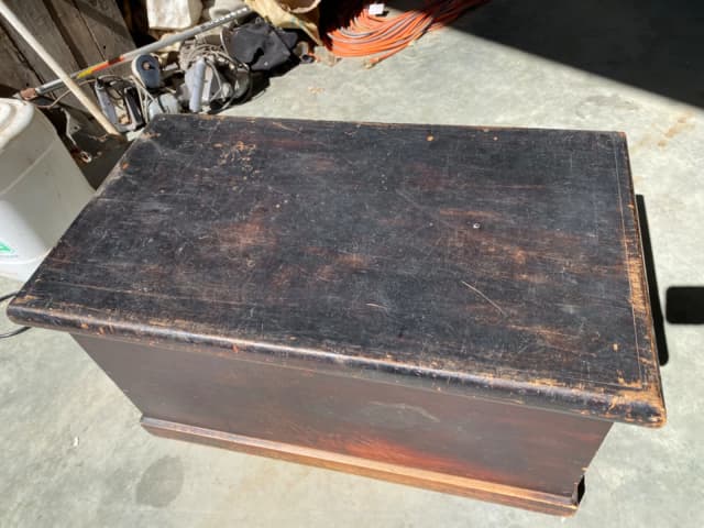 Antique pine trunk | Antiques | Gumtree Australia Young Area ...