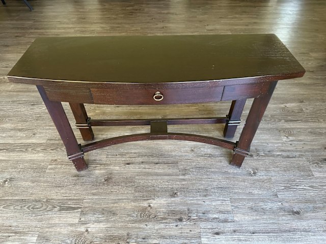 Coco Republic Wooden Hallway Entry Table with Drawer - Buffets & Side ...