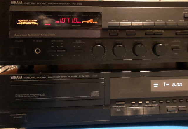 Yamaha RX 330 ,90s Vintage 2x40watts Amp and am/fm Receiver - Stereo ...