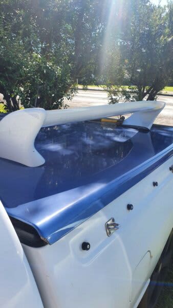Talon White Rear Wing Suits 1996 Hyundai Excel | Auto Body parts ...