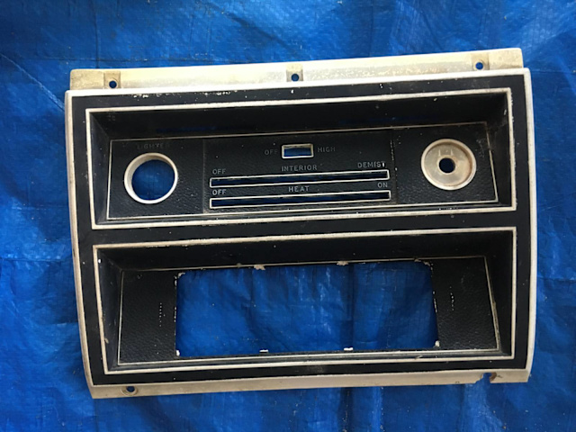 Holden HK HT HG Dash Heater Fascia Panel o481094190 | Auto Body parts ...