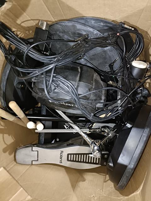 Roland V-drums Electronic Drum Set TD-15 Stool Sticks - Complete Set ...