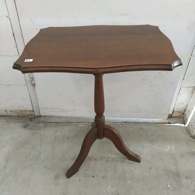 Vintage timber curved edge side table. Size in pics | Buffets & Side ...
