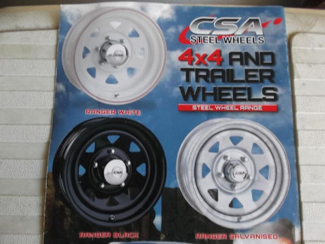 CSA RANGER 4X4 AND TRAILER WHEELS. LARGE RANGE. FROM $65 -$150 | Wheels ...