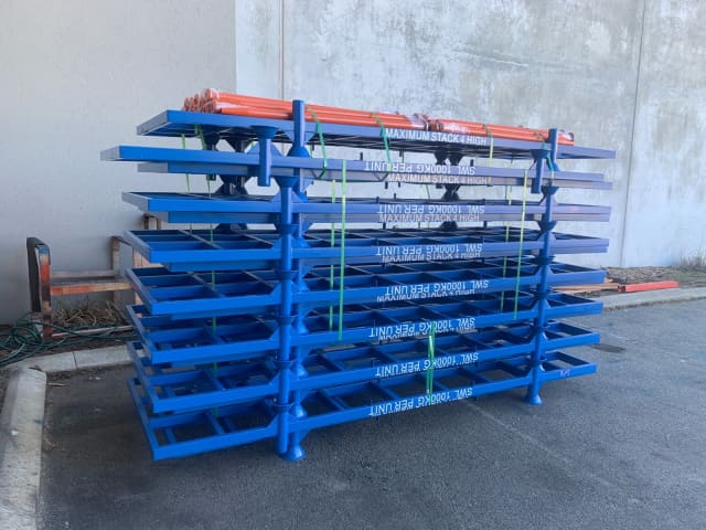 INTRODUCING EXTRA LARGE STACKABLE STILLAGE CAGE! 3M Long - Sheds ...