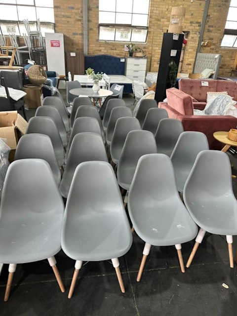 SAMPLE OLIVER GREY DINING CHAIRS FOR LOWER PRICE!! 20 CHAIRS AVAILABLE ...