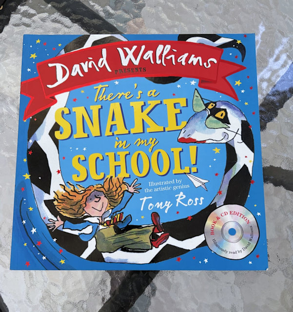 Theres a Snake in My School! w CD David Walliams Funny Kids Book Humou ...