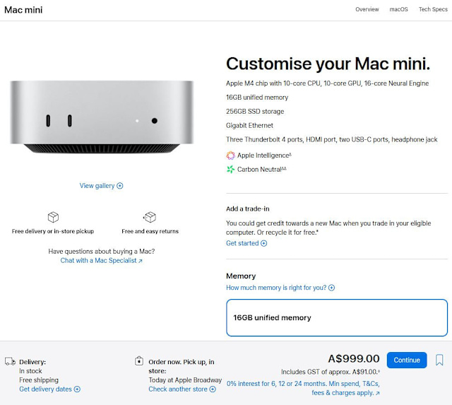 Apple Mac Mini M4. Brand New Sealed. - Desktops in Glenfield NSW ...