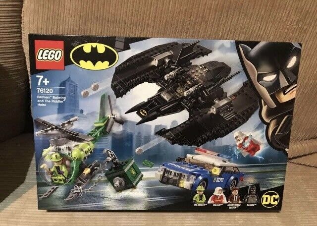 Brand New LEGO 76120 Super Heroes Batman Batwing and The Riddler Heist ...