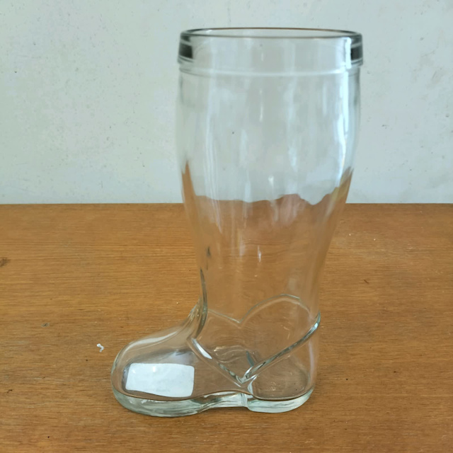 Vintage glass boot Vase . Size in pics Excellent condition | Vases ...