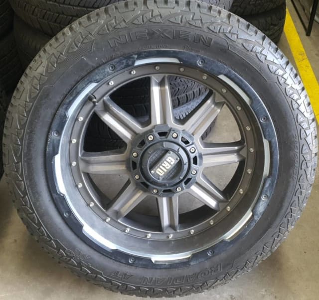 20 GRID GD10 Wheels And Tyres Suit Colorado Triton 20x9 6/139.7 35P ...