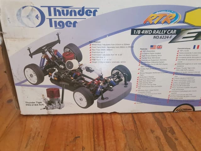 Thunder tiger Rally Car - Subaru NITRO REMOTE SUBARU 2OO7 MODEL - Toys ...